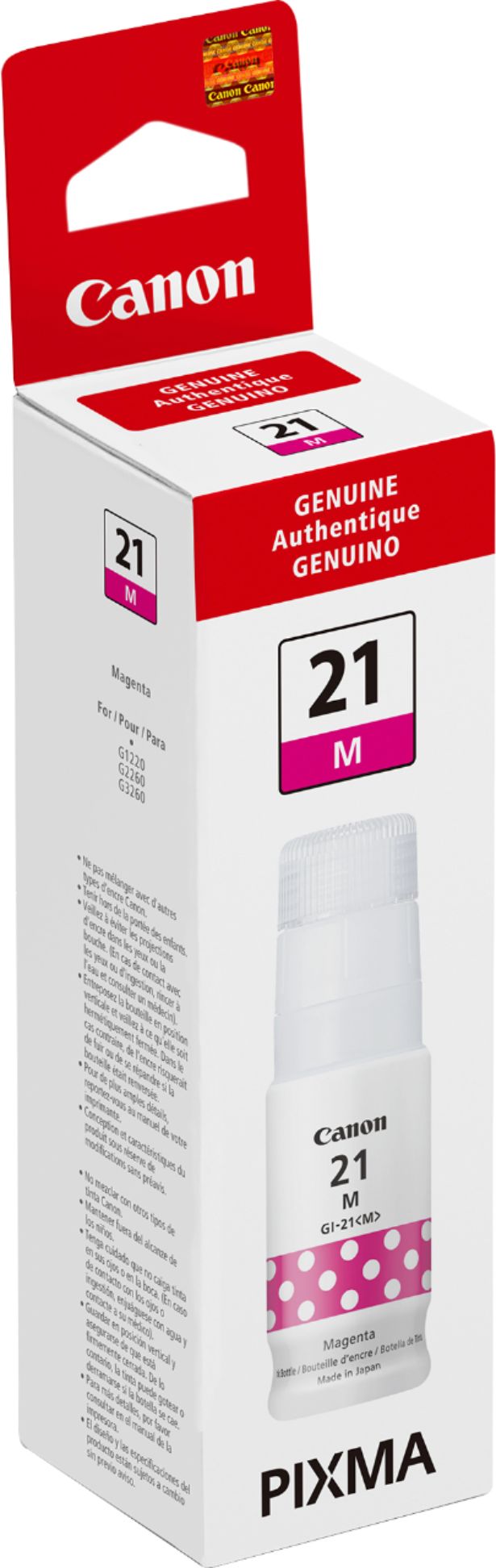 GI-21 Magenta Ink Bottle for Canon MegaTank Printers